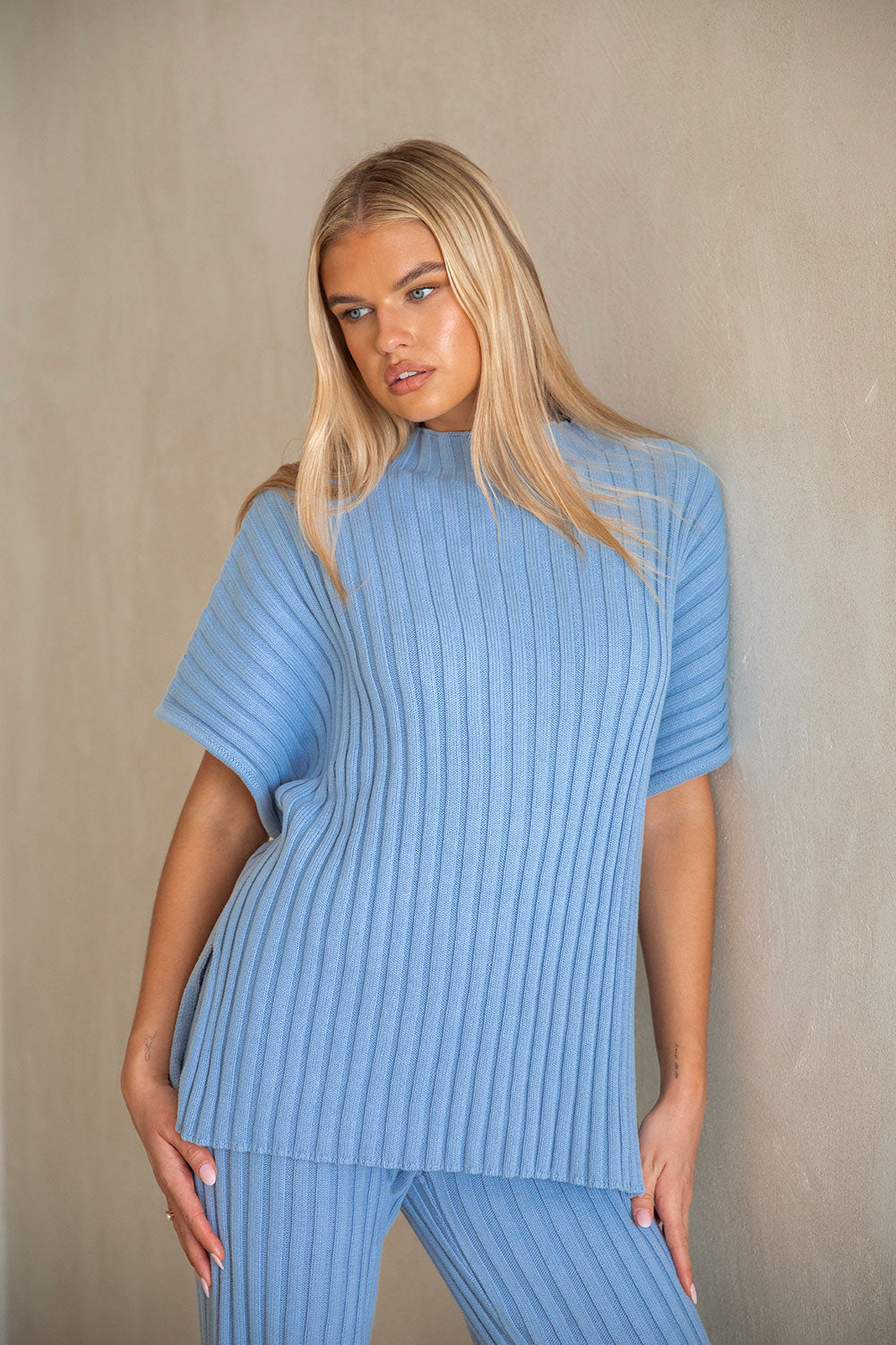 SAMPLE-Celine Top - Blue – SABO
