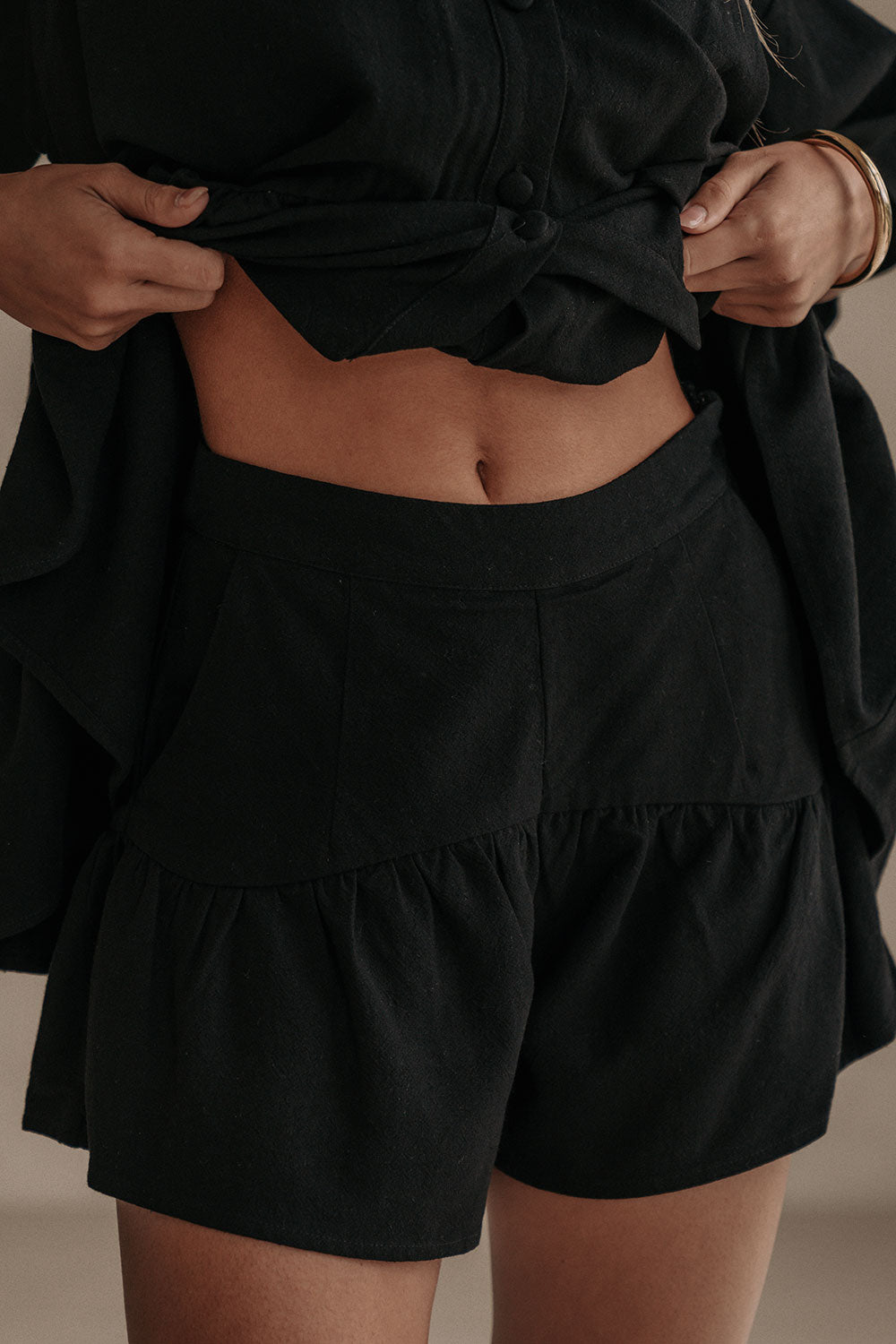 SAMPLE-Luna Shorts - Black – SABO