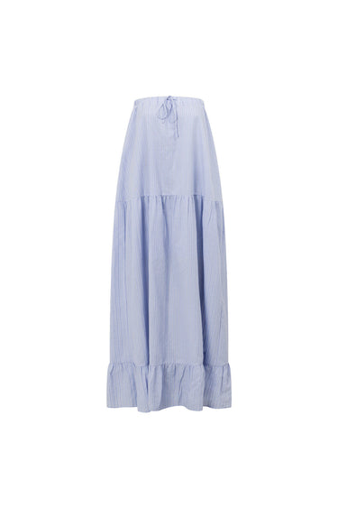 Bella Babydoll Maxi Dress - Blue – SABO