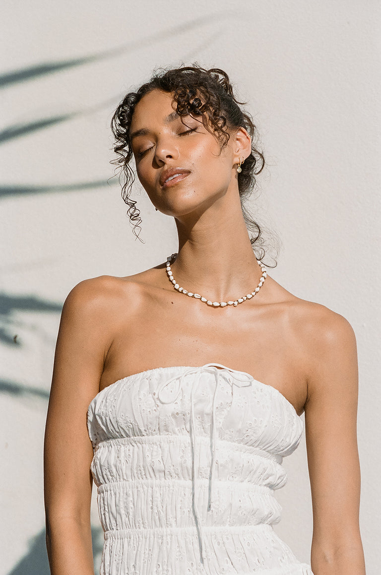 Gabbi Mini Dress - White – SABO