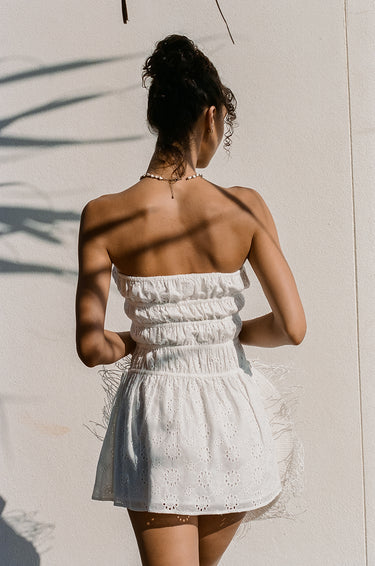 Gabbi Mini Dress - White – SABO